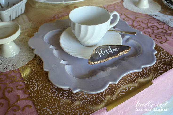 Blush and Gold Tea Party