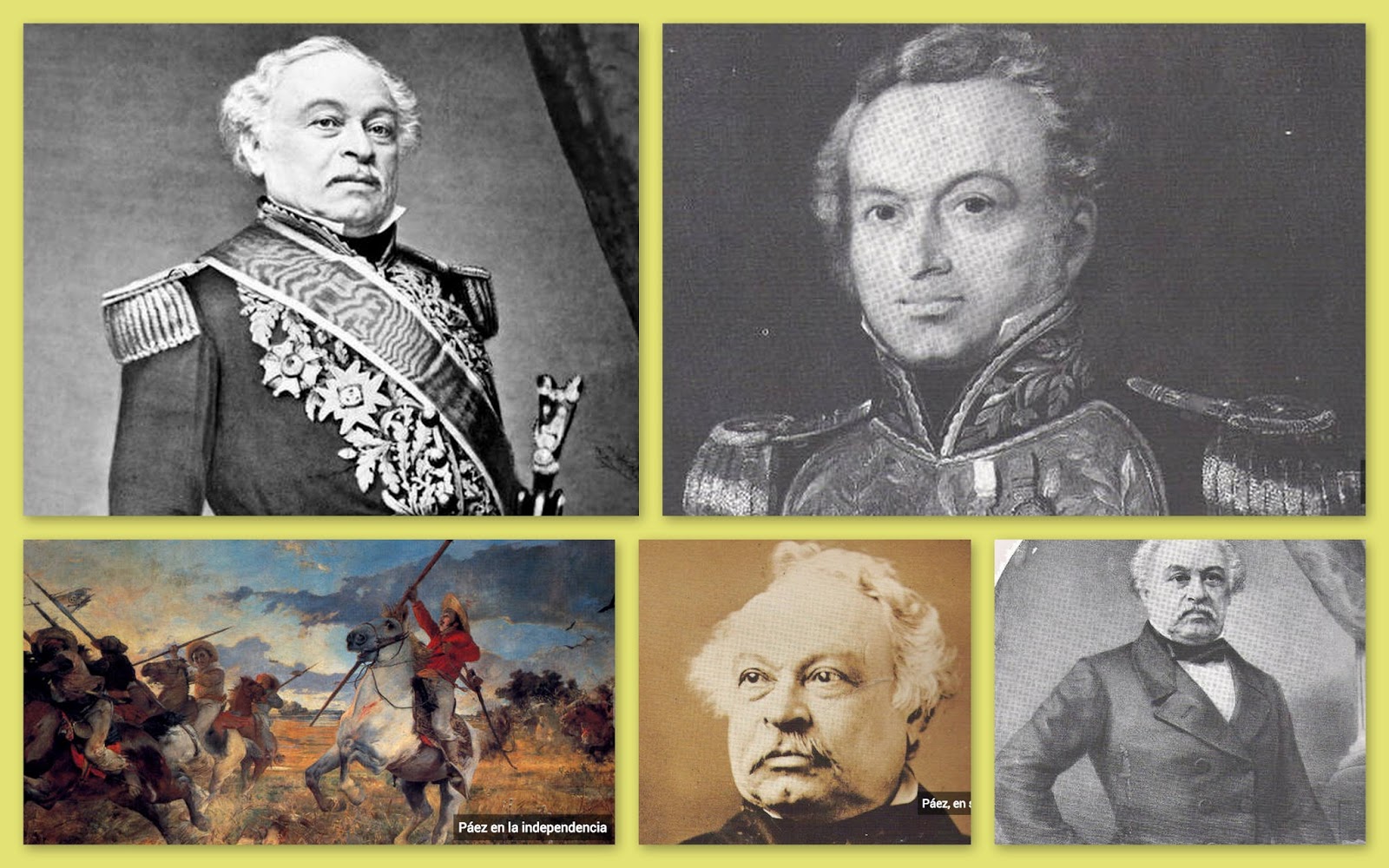 Tus Efemérides Escolares: 13 de Junio Nace José Antonio Páez