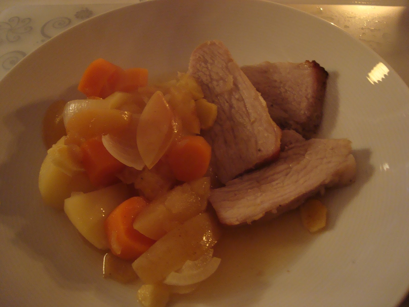 Fudgekakan: Skinkstek i lergryta