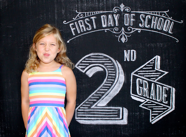 A Joyful Girl...: Olivia's First Day of 2nd Grade