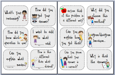 Marni's Math Mumblings: Math Talk Questions for Students