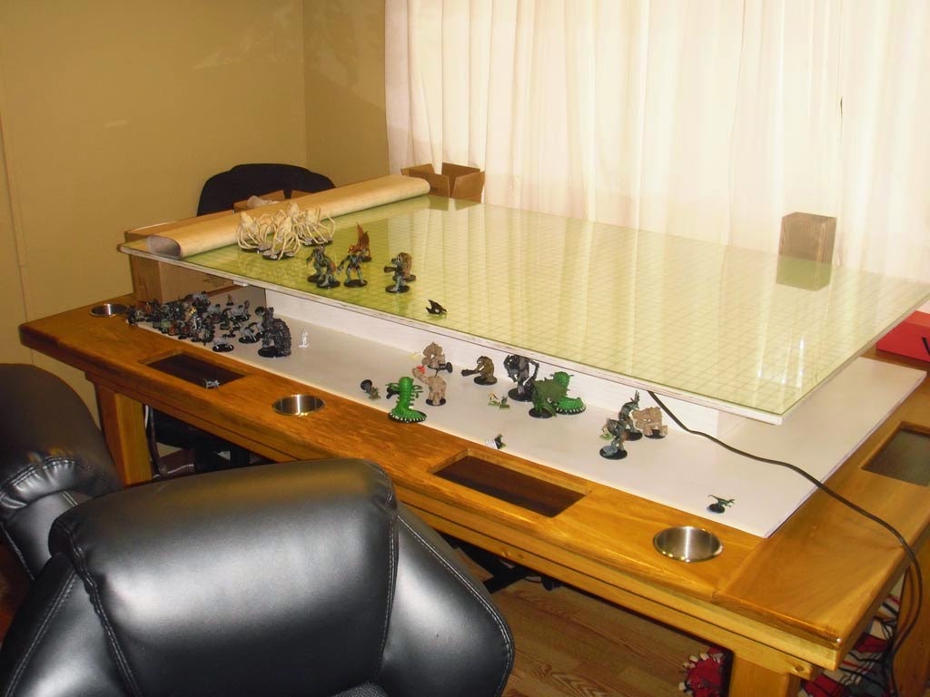 Confraria de Arton: Mesa de RPG de vidro - uma ótima ideia