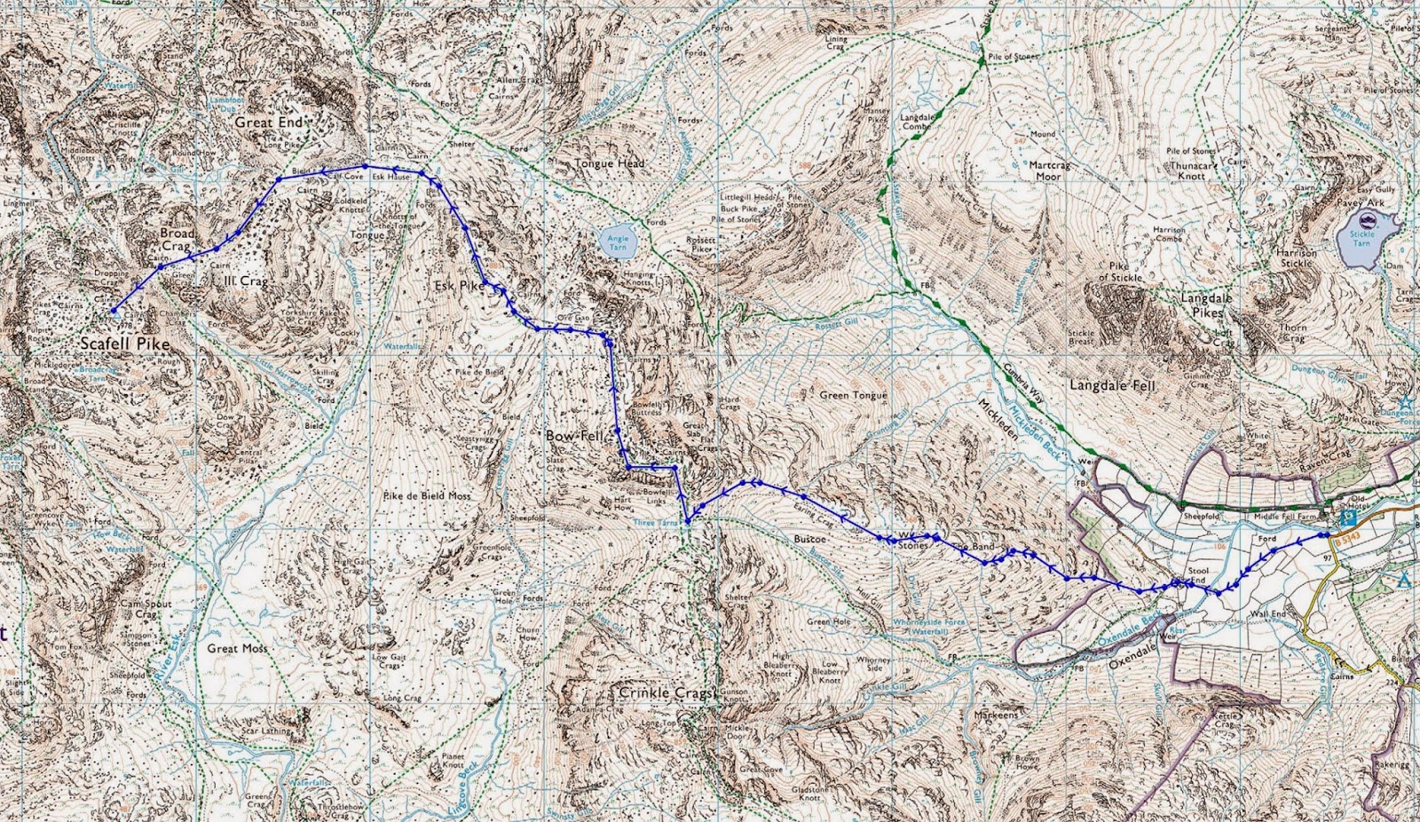 Muddy Boots UK Walking Blog: Sunday 21st September - Old Dungeon Ghyll ...