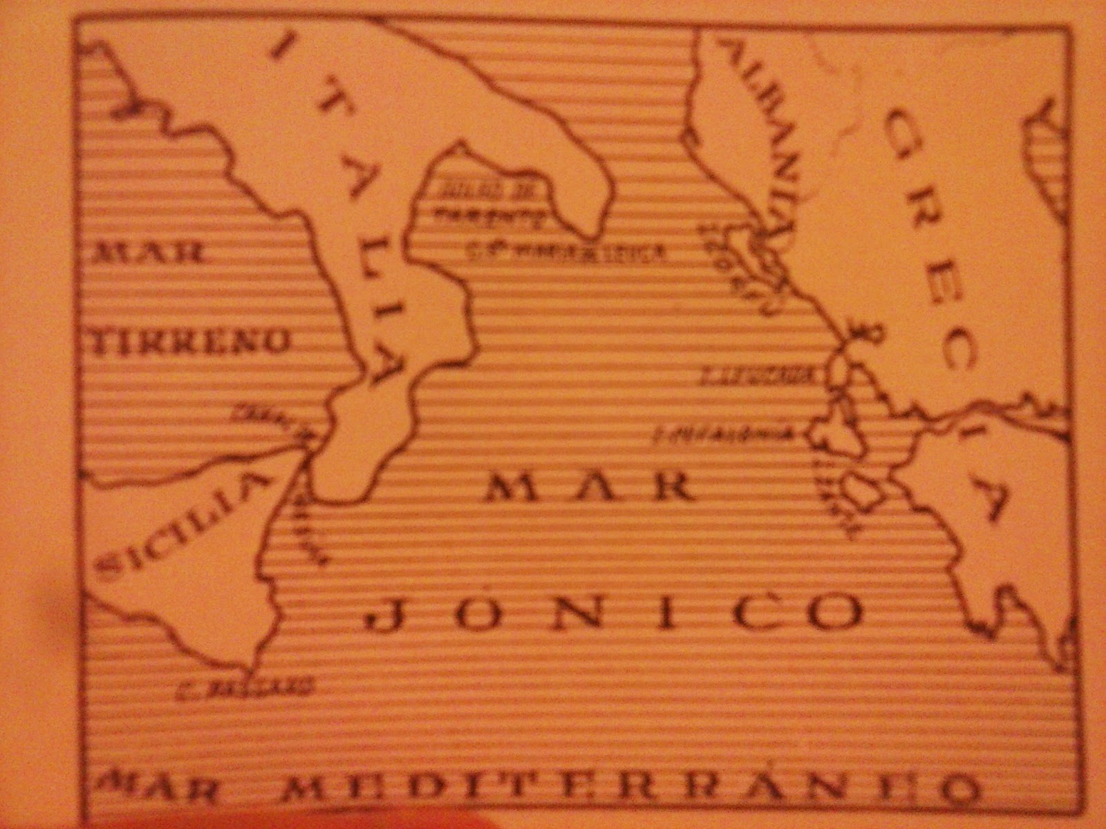 Navegar por el Jónico : La idea de navegar por el Jónico