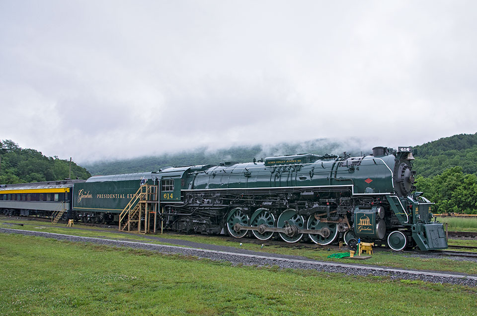 C&O Locomotive 614 ~ Photography In Place