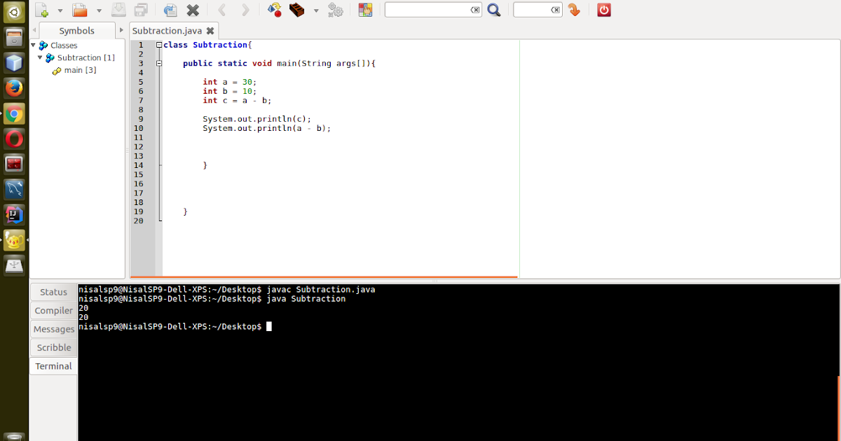 Java Programming For Absolute Beginners Subtraction Operator