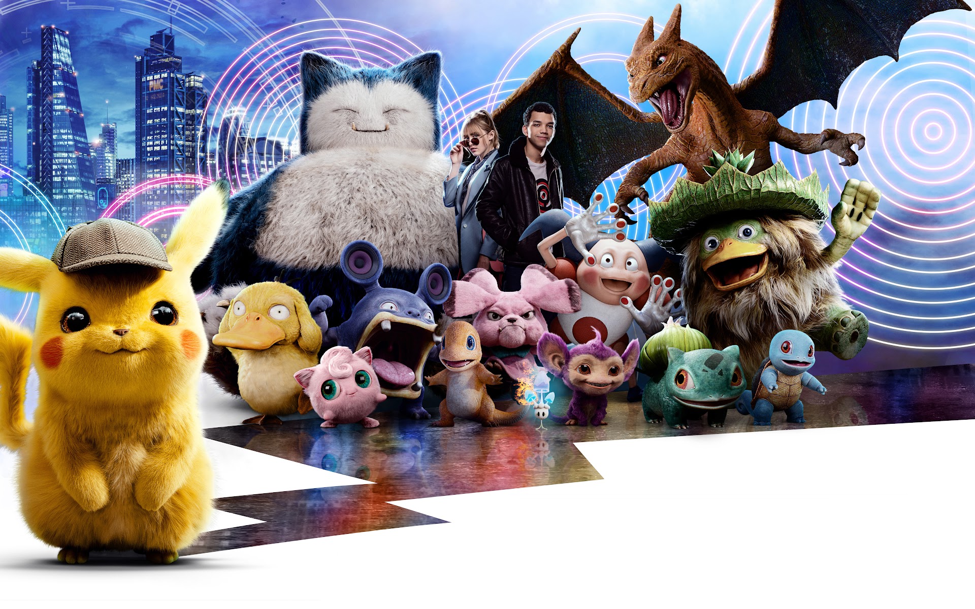 Pokemon: Detective Pikachu, All Pokemons, 8K, #51 Wallpaper iPhone Phone