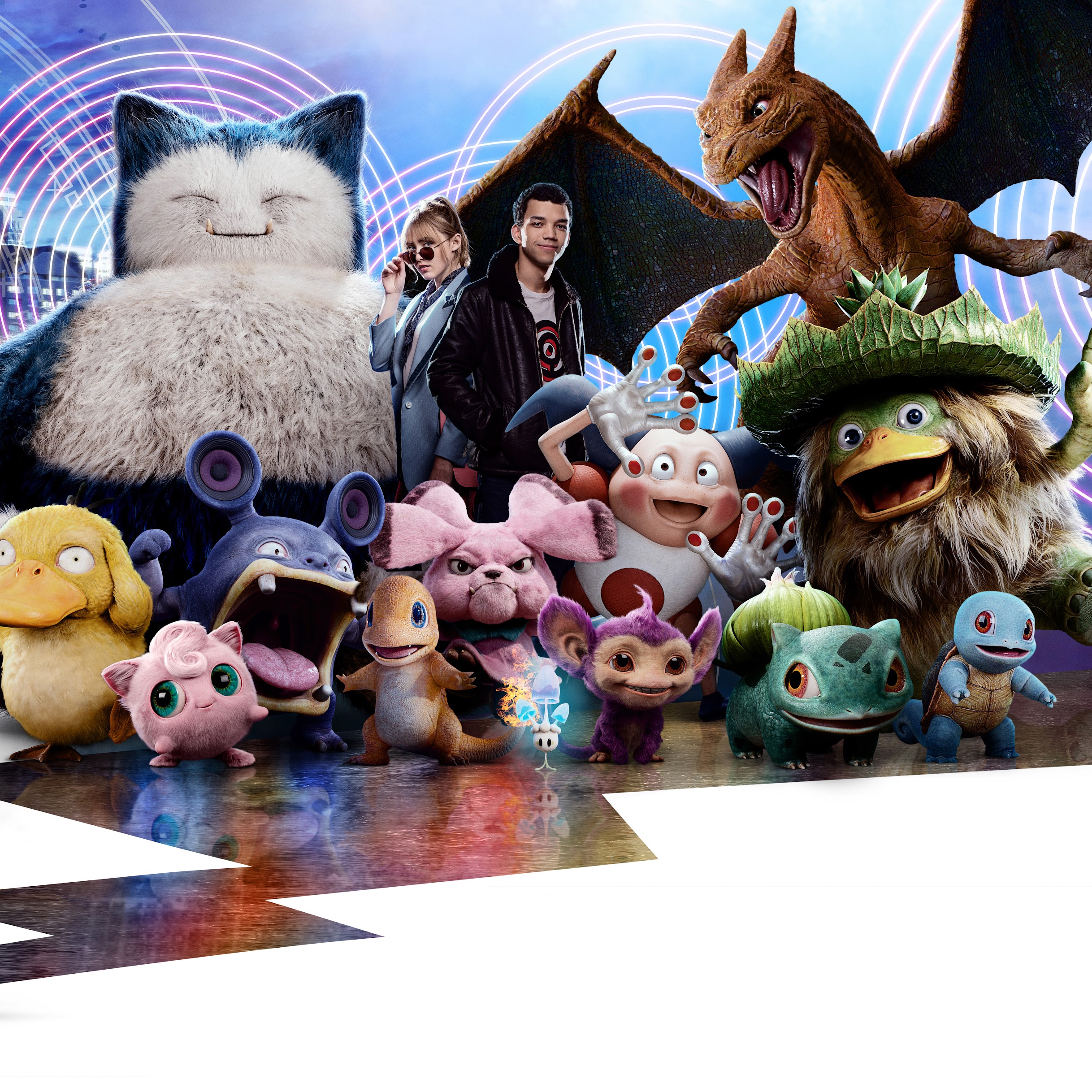 Pokemon: Detective Pikachu, All Pokemons, 8K, #51 Wallpaper iPhone Phone