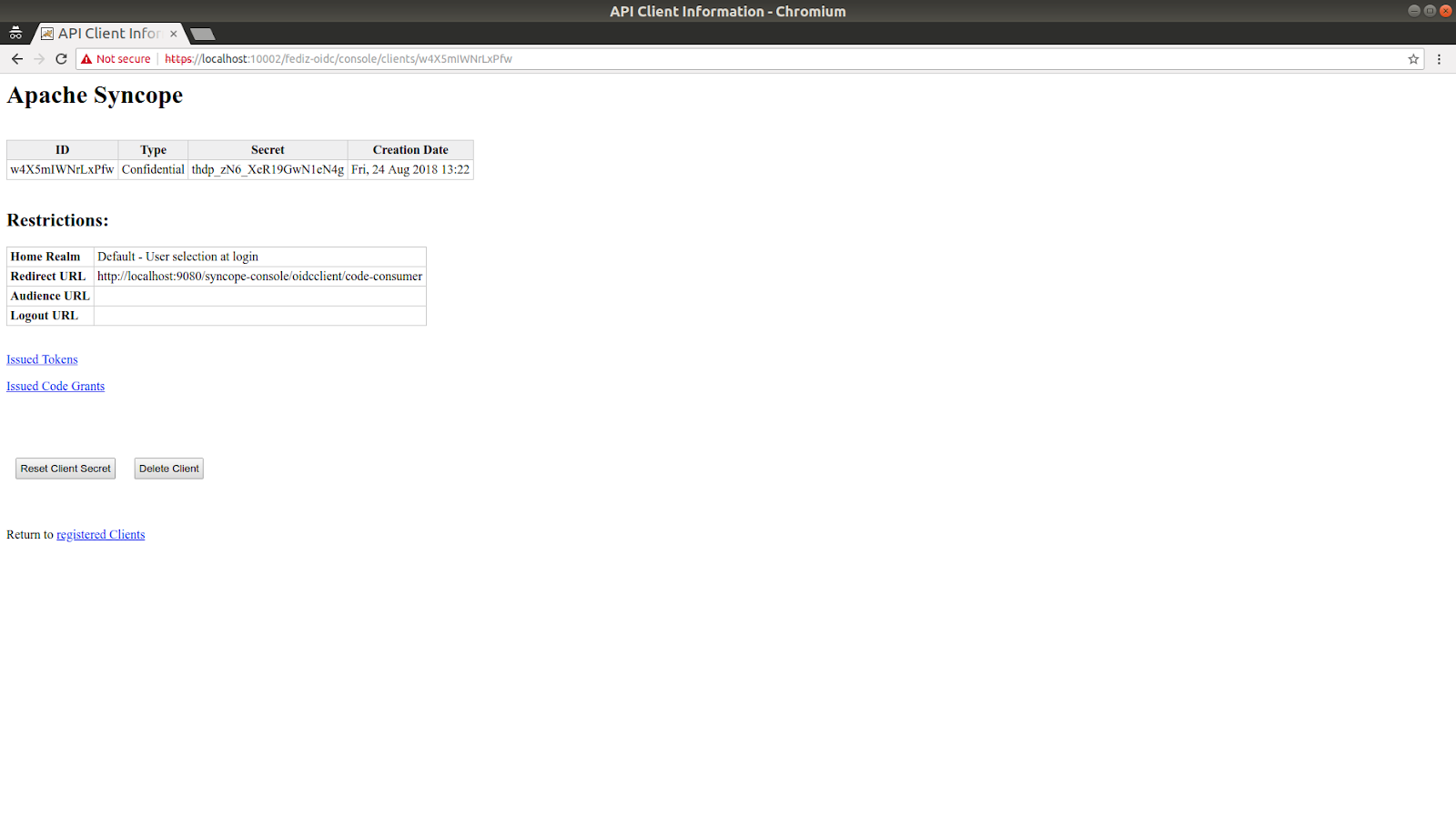 Open Source Security: OpenId Connect support for the Apache Syncope admin console