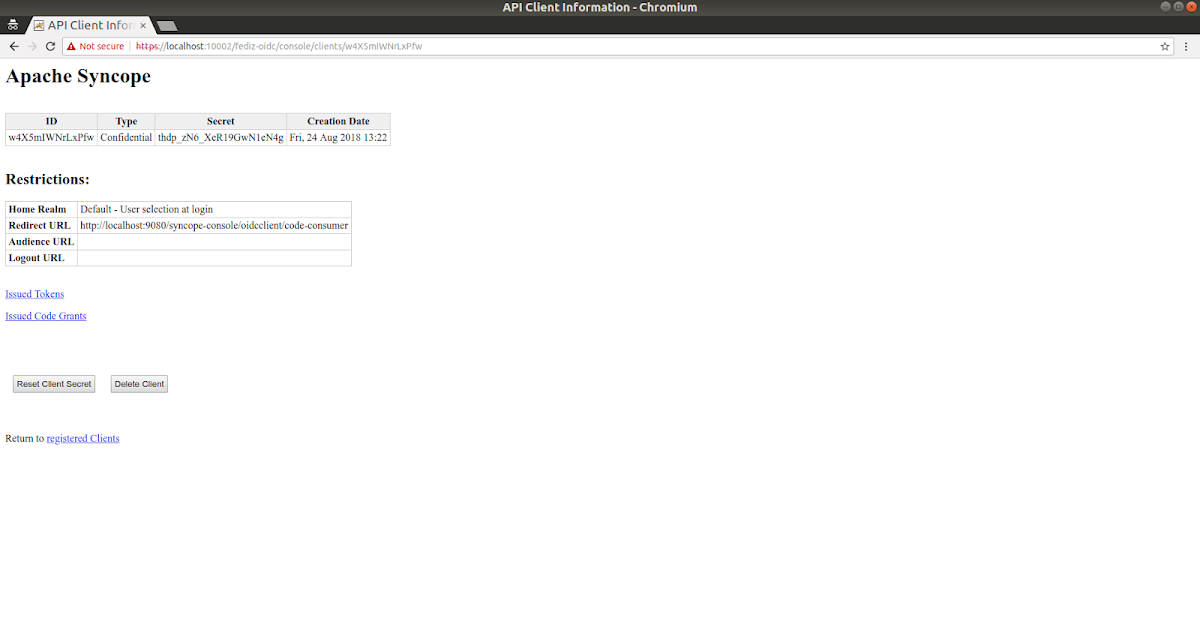 Open Source Security: OpenId Connect support for the Apache Syncope admin console