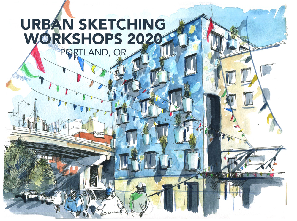 Urban Sketchers Portland: Sketching together apart