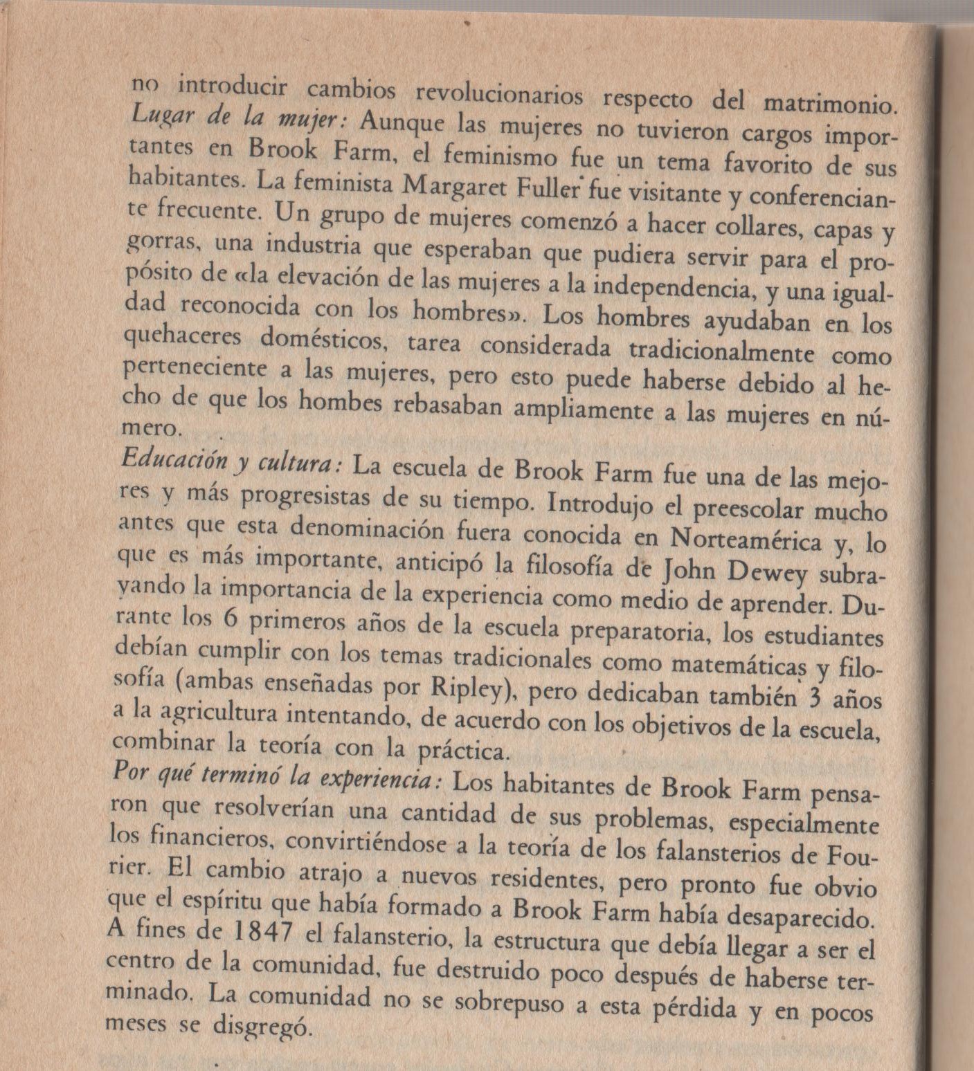 Victor M. Gruber F.: UTOPIAS--(XV)---BROOK FARM--GEORGE RIPLEY--(1841)--