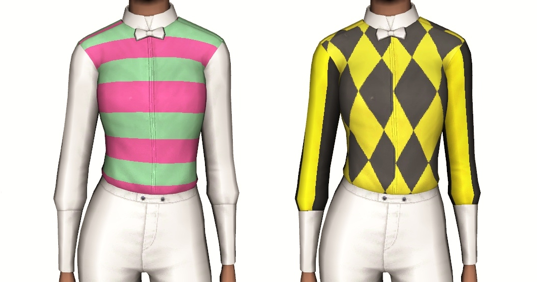 X-tina Sims Equestrian: Female Jockey Outfit Set 1