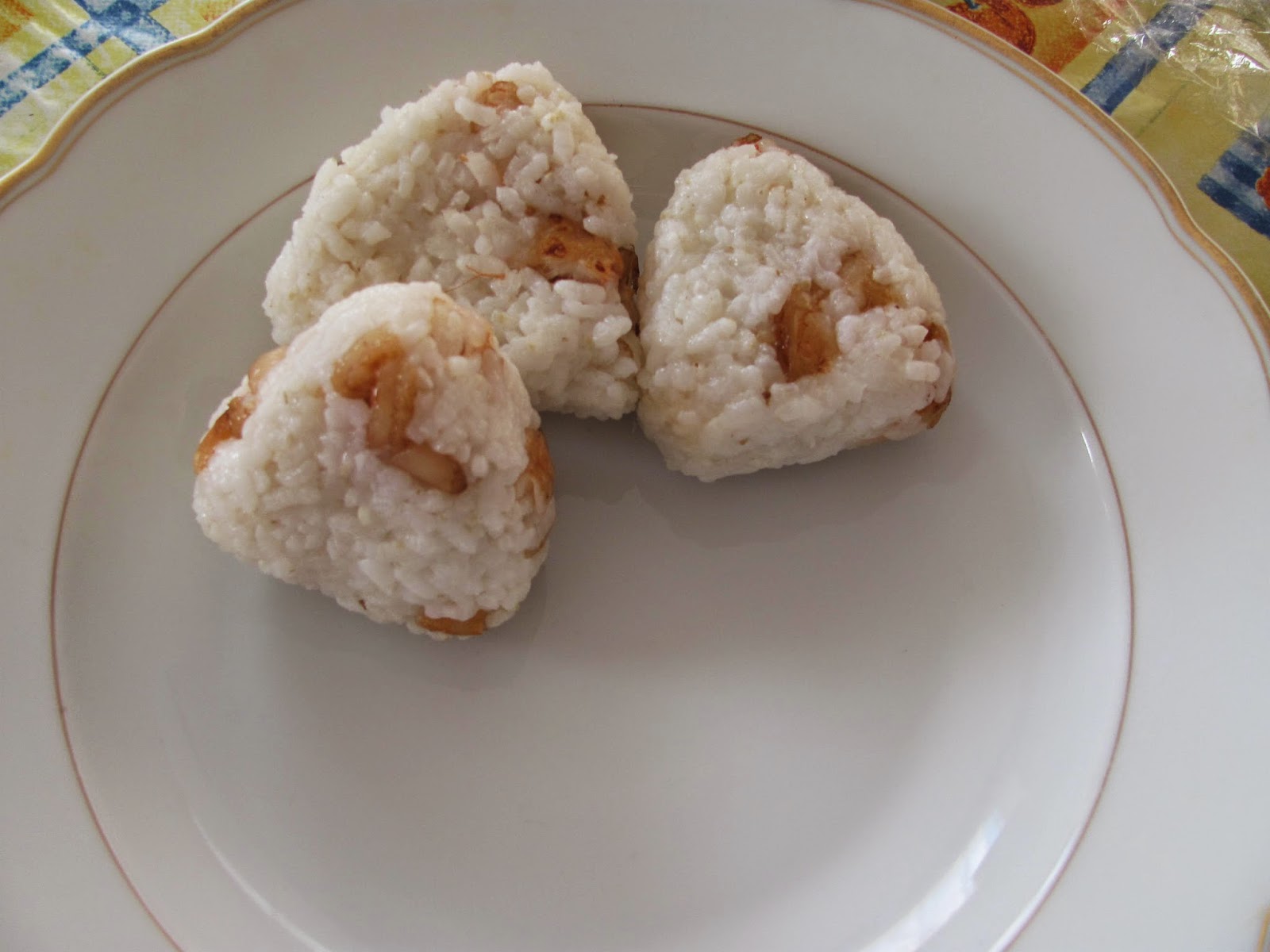 My Asian Lifestyle: Simple Onigiri (Riceball) With Shrimp Filling Recipe