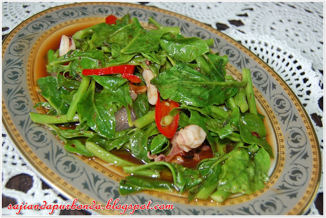 SAWI RAJA GORENG SOS TIRAM - Tips Resep Cara Membuat