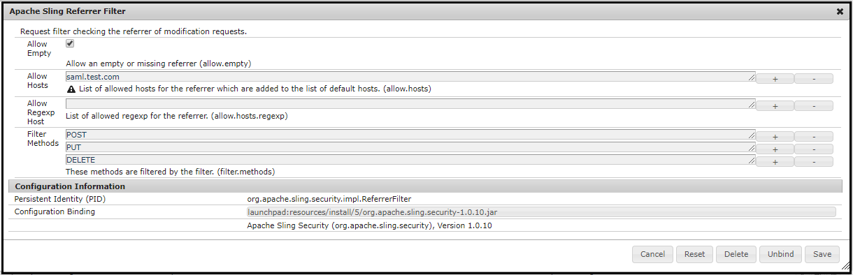 Exceptions/Issues while configuring SAML Authentication Handler - Adobe Experience Manager(AEM)