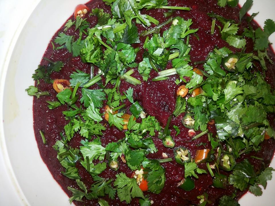 Chuqander ki Bhujia Beetroot Bhujia