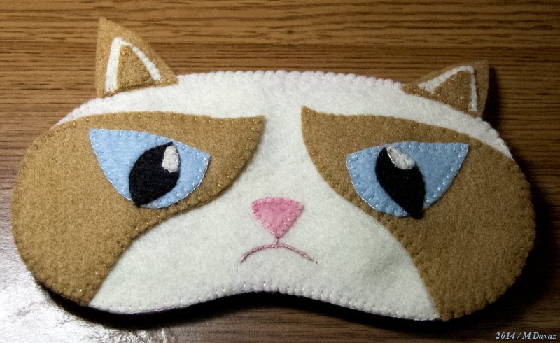 Studio Window: Grumpy Cat Sleep Mask