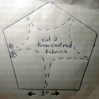 Ladybug Lovelies: PENTAGONAL FLOWERS