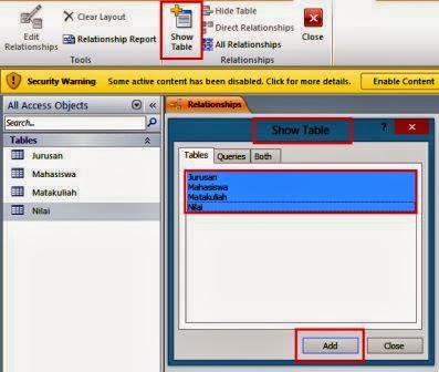 Cara Membuat Relationships Pada Microsoft Access - Sampul Ilmu