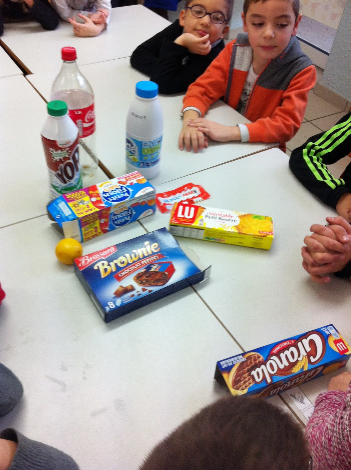 La classe de GS chez Annick: Un goûter équilibré