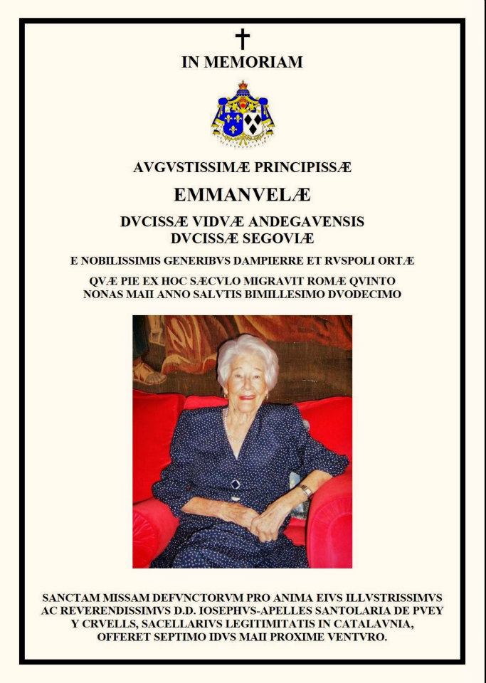 DINASTÍAS | Los Foros de la Realeza • Ver Tema - Fallece Emmanuela ...