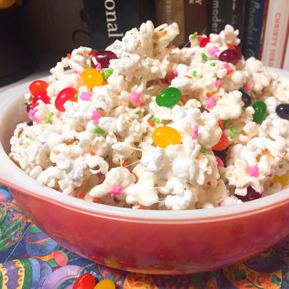 The Devilish Dish: Jelly Bean Popcorn