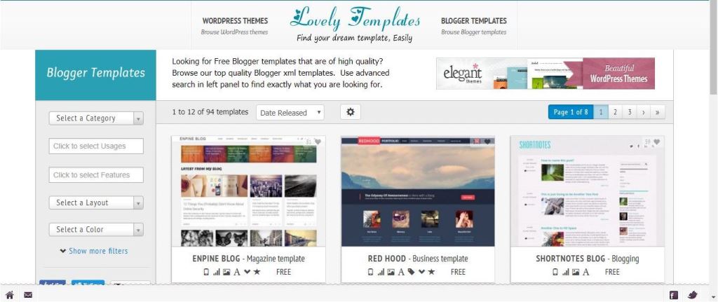Ingin Cari Template Gratis Untuk Blog? Ini Loh 13 Situsnya ...