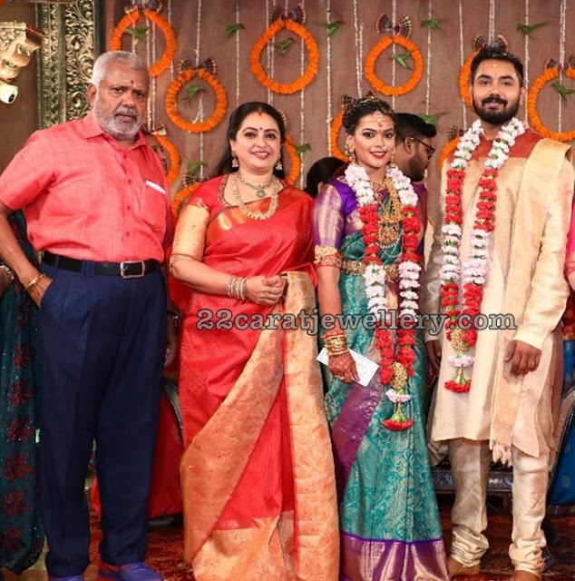 Parthiban and Seeta Daughter Keerthana Wedding - Jewellery Designs