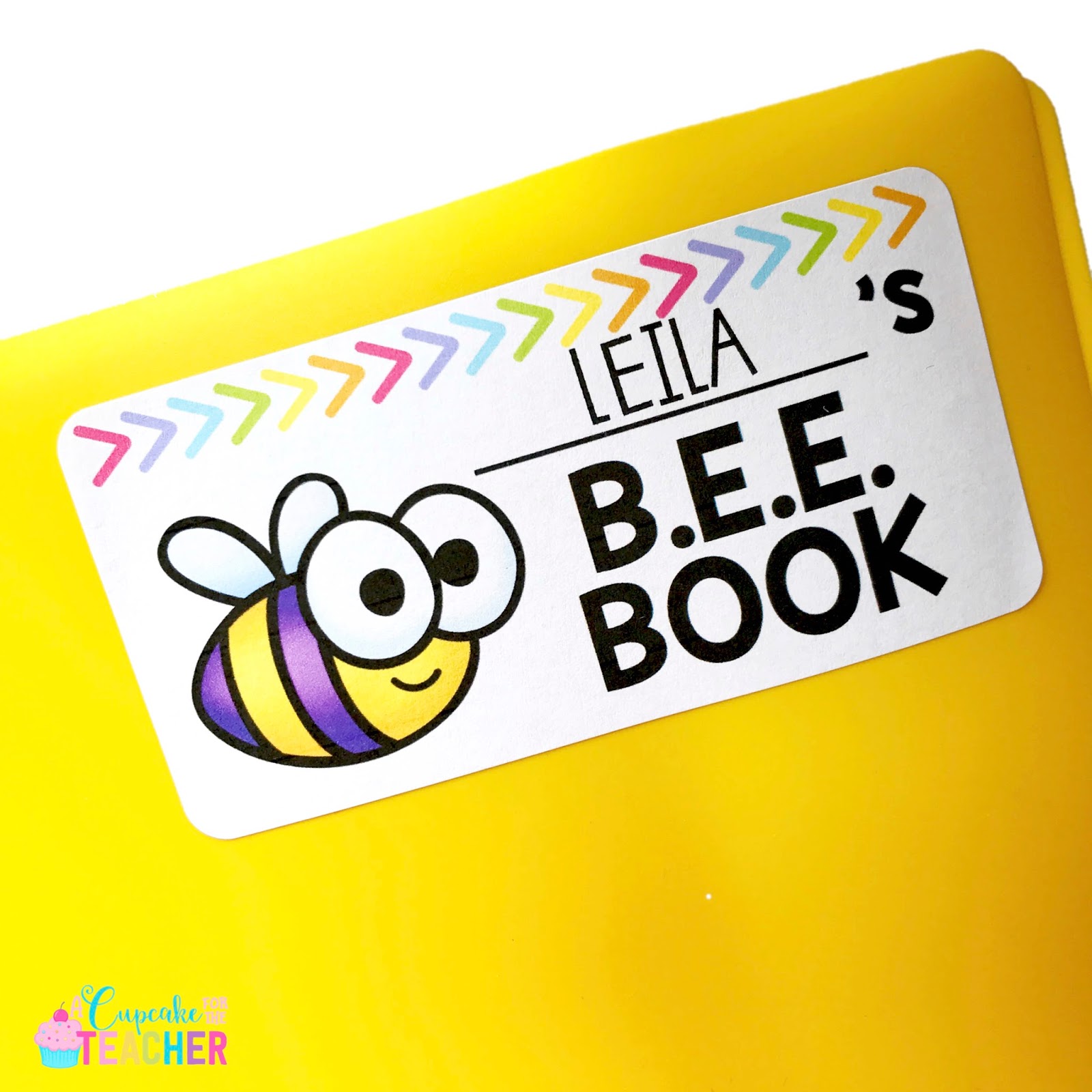 BEE Book Take Home Folders | A Cupcake for the Teacher | Bloglovin’