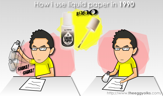 THEEGGYOLKS 蛋黃打点滴: How I use Liquid Paper