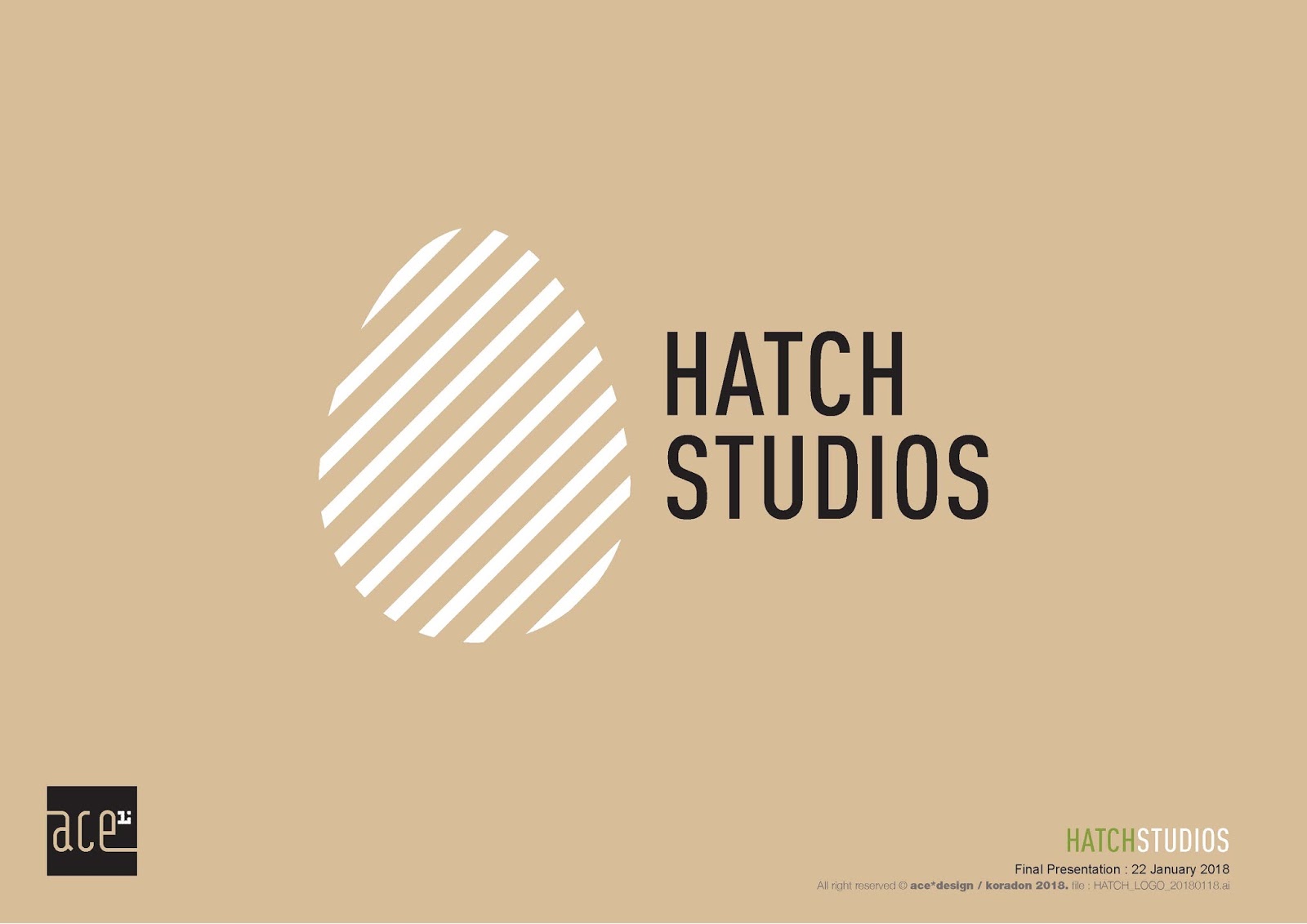 ace*design / koradon: Hatch Studios Logo