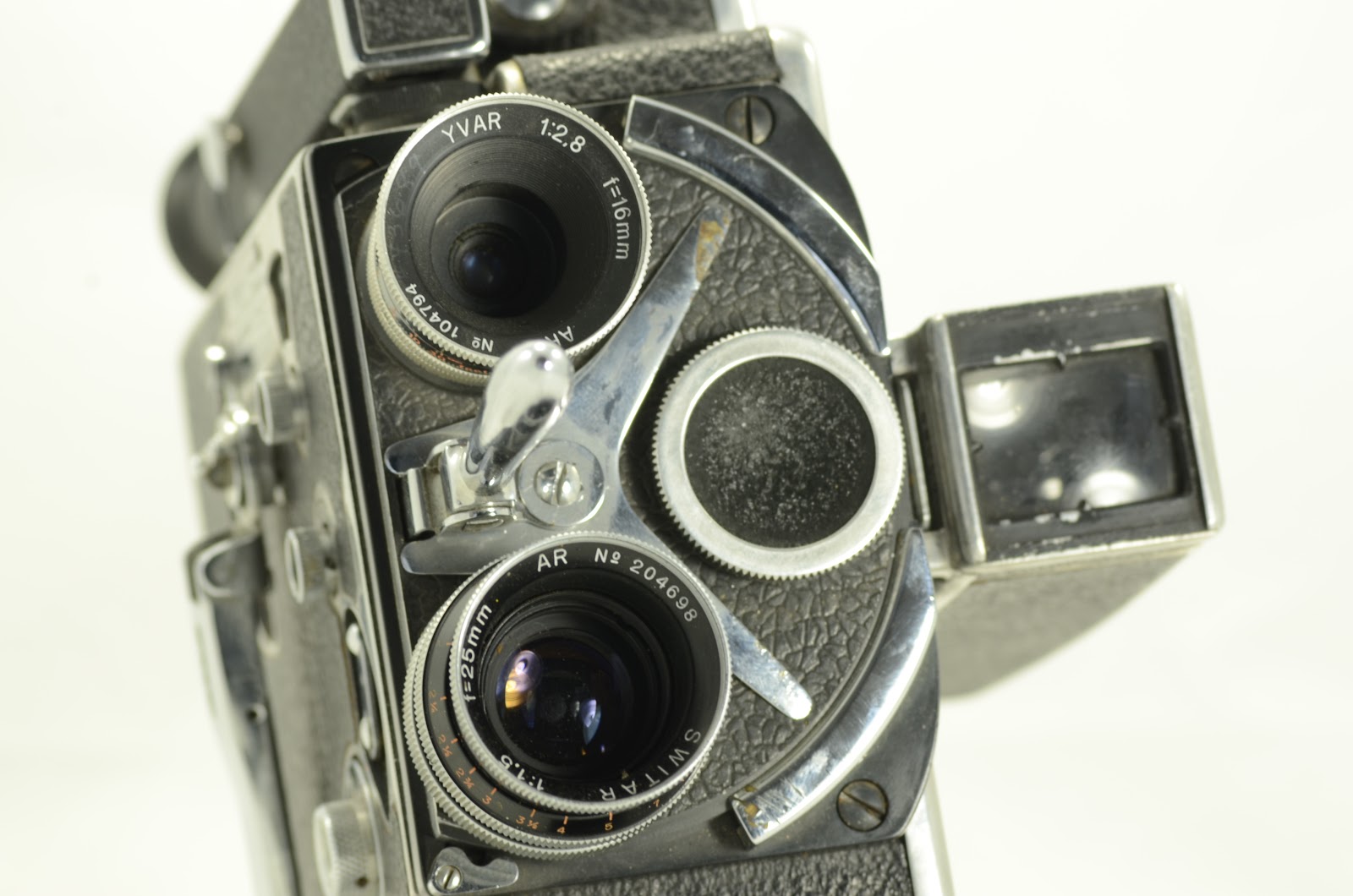 Vintage Camera House: Bolex H16 Camer with 2 Yvar lenses