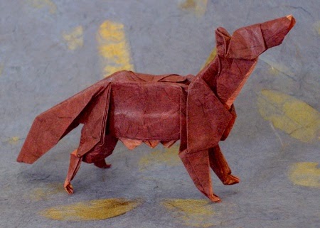 origami Wolf Boudias 3D ~ origami instructions art and craft ideas