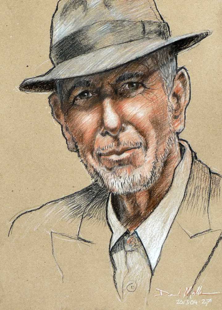 David Meldrum: Portrait of Leonard Cohen