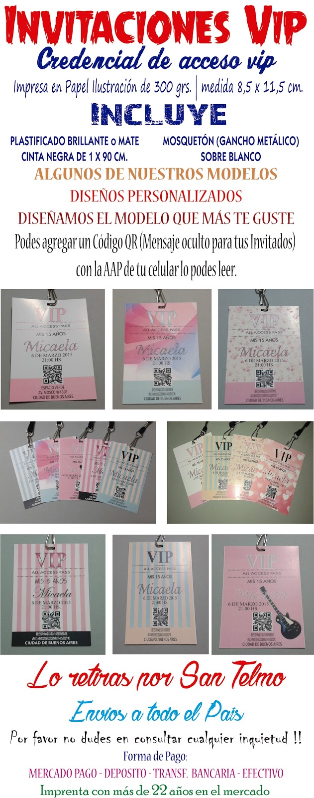 IMPRENTA GraficaLes - IMPRESION OFFSET Y DIGITAL: Invitaciones Vip