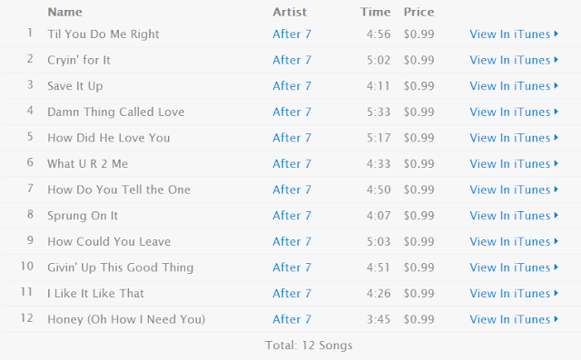 Black Music Fac: After 7 - Reflections (Album 1995)