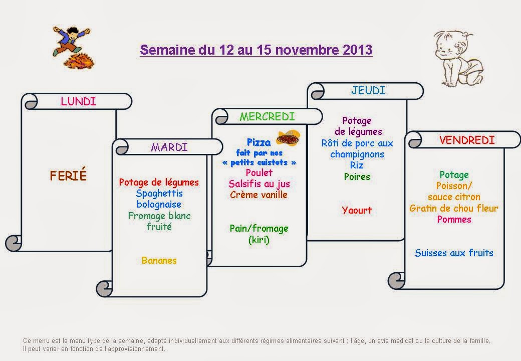 Crèche Petit Bouchon: novembre 2013