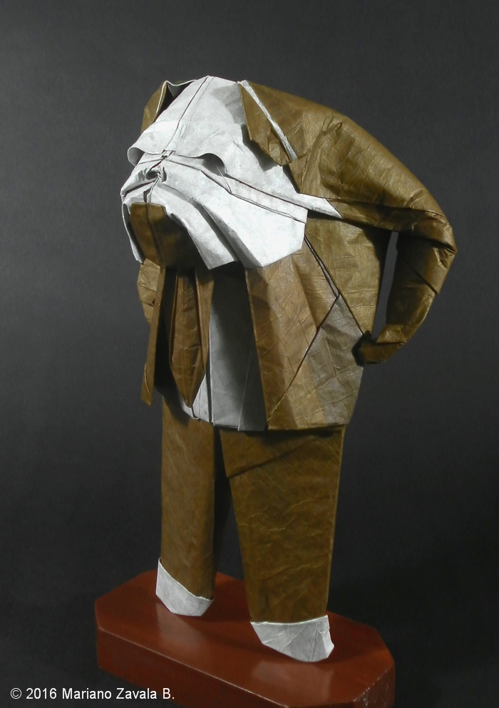 Mariano-Mi mundo el Origami: Mr. Bulldog