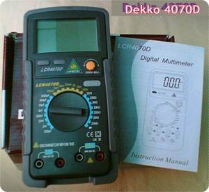 JUAL DEKKO 4070D DIGITAL LCR METER | Supplier Alat Safety, Alat Teknik ...