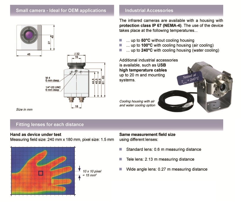 [ondo24.com] OEM 애플리케이션에 적합한 소형 카메라 optris® PI 160