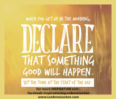 Inspiration by LeeAnne Locken: How to set the TONE for your ENTIRE Day!