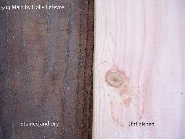 504 Main by Holly Lefevre: How to Age Wood with Apple Cider Vinegar