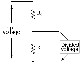 electrical science: voltage divider