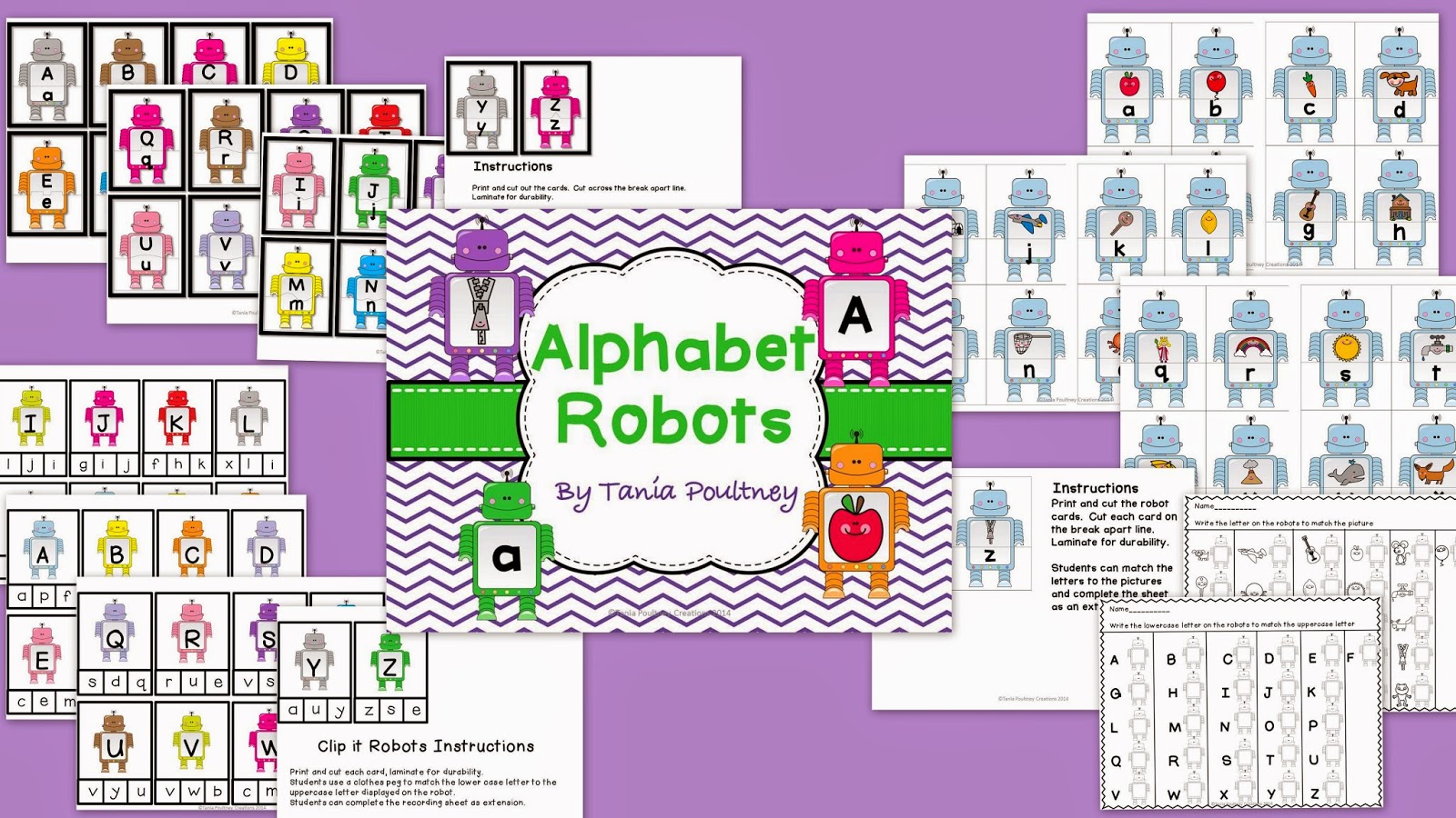 Classroom Ponderings: Alphabet Robots