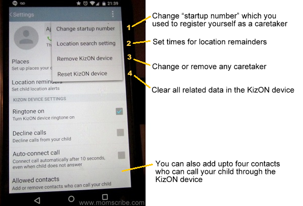 LG Kizon Wearable Device for Children with Calling and Tracking ...