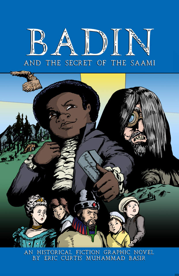 Black Rhino Illustration: New Cover for Badin and the Secret of the Saami