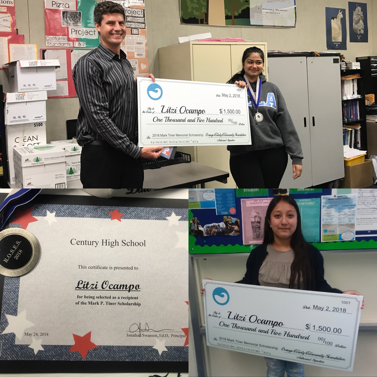 2018 Mark Tiner OCCF Scholarship Presentation