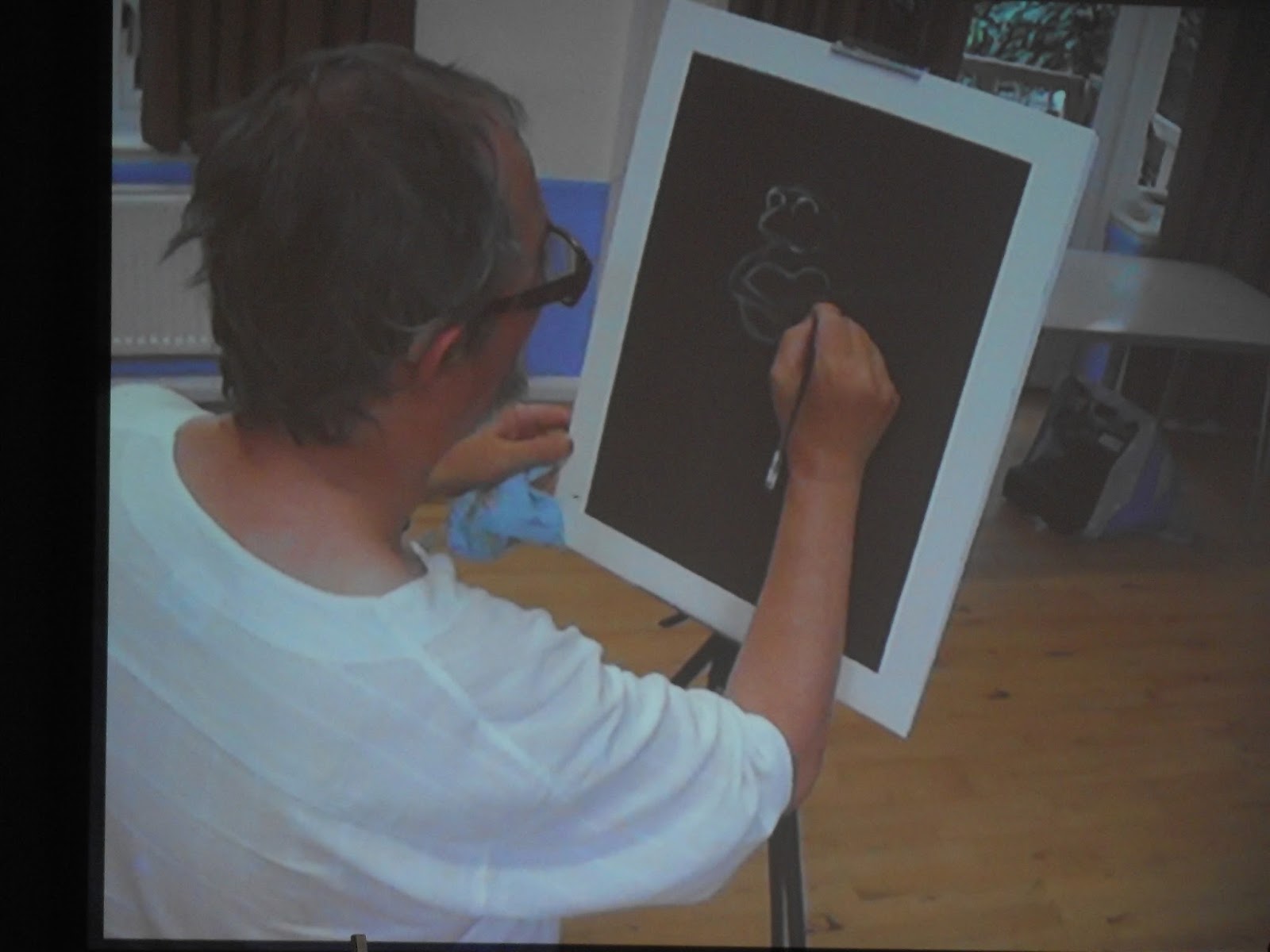 Virginia Water Art Society Diary: Demonstration by Edwin Cripps 1.7.15