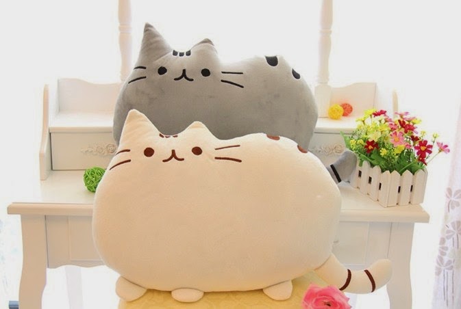 Bantal Comel Kucing Gemuk - kedai online